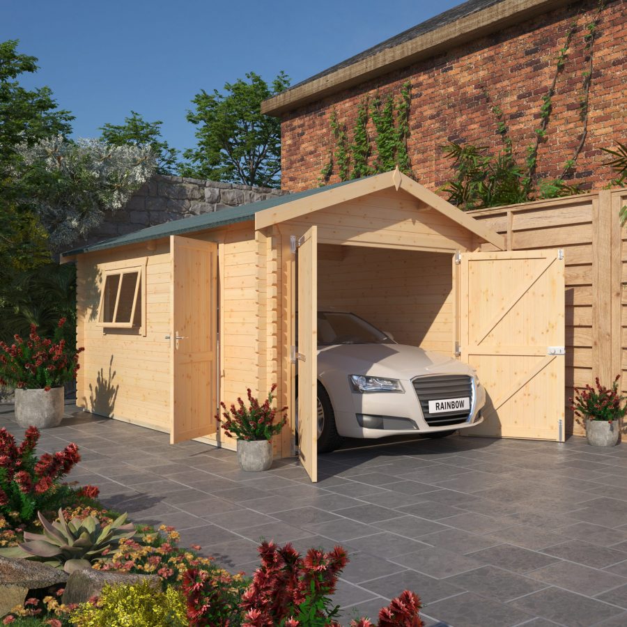 Modular Log Cabin Garage