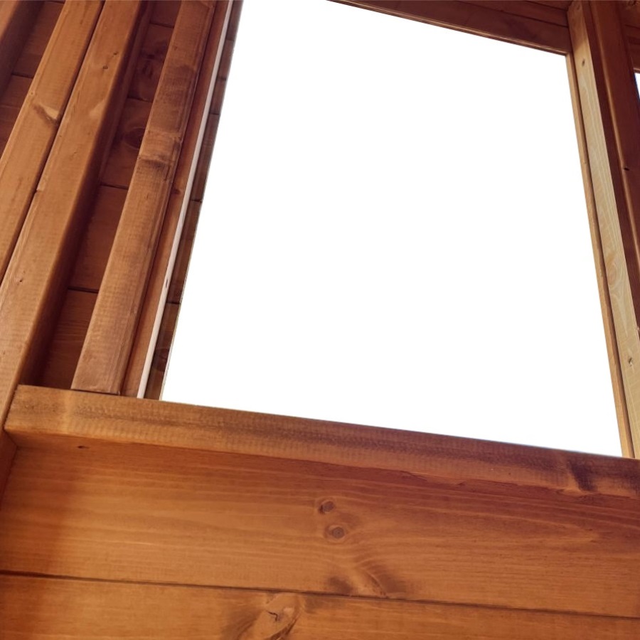 12x6 Lean-to-Pent Shed - Double Door, Windowed by RGB