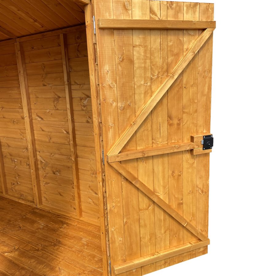 14x6 Barn Shed - Single Door, Windowed by RGB