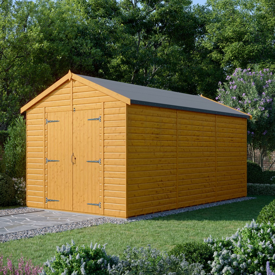 14x10 Orah Summer House Log Cabin - Double Door, Windowed by RGB