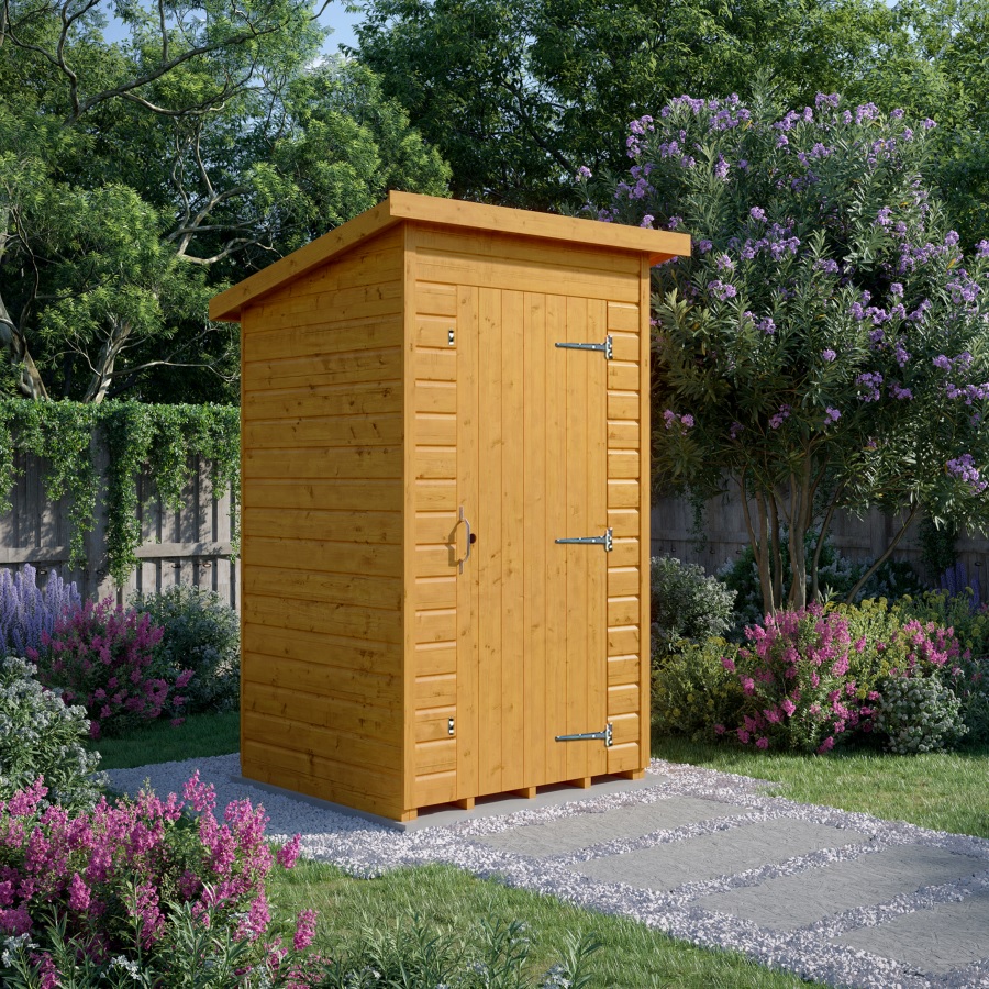 4x4 Pent Shed - Single Door, Windowless by RGB