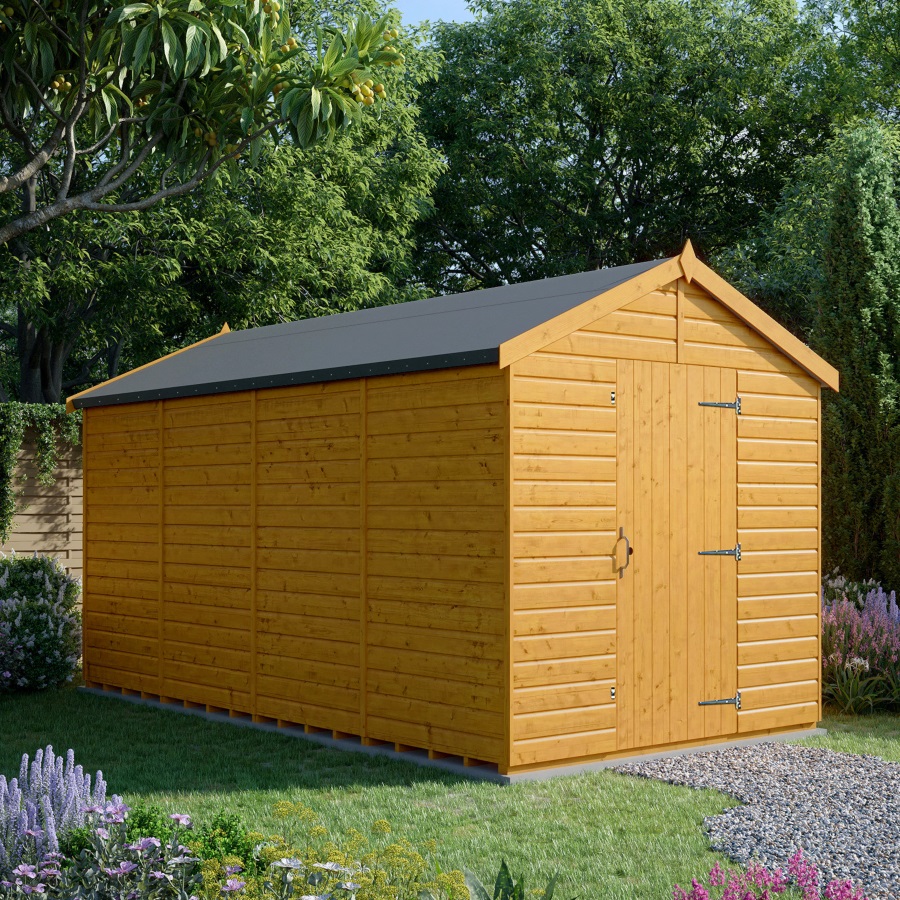 16x8 Apex Shed - Single Door, Windowless by RGB
