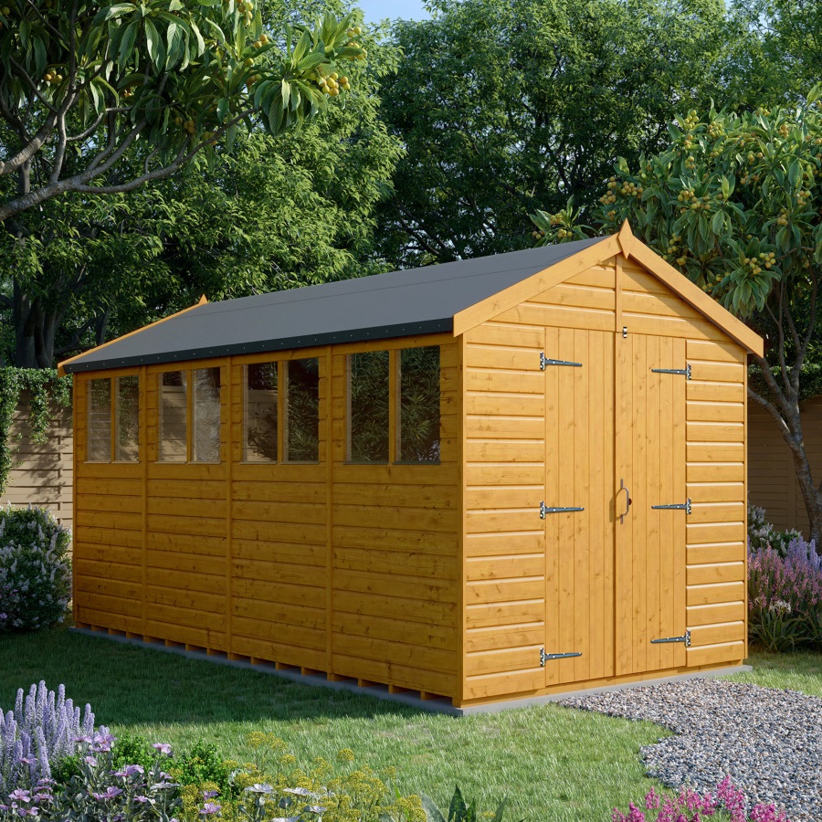 16x6 Garden Sheds & Wooden Workshops - Premium Quality - Rainbow