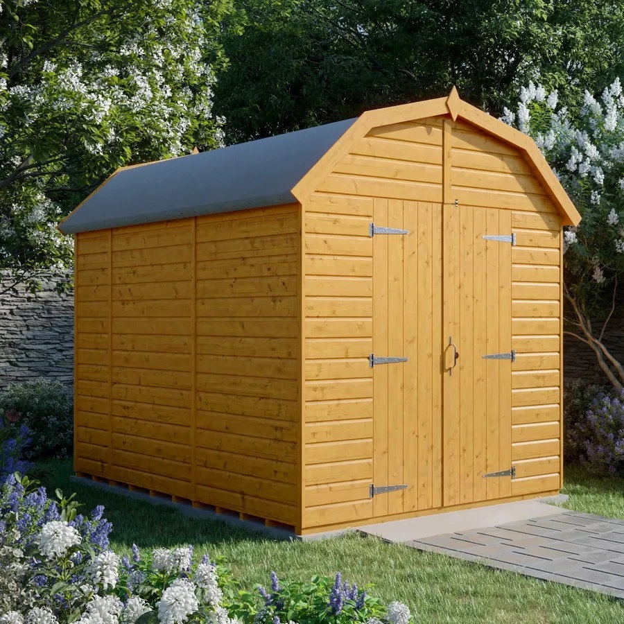 8x3 Pent Bike Shed Store - Double Door by RGB