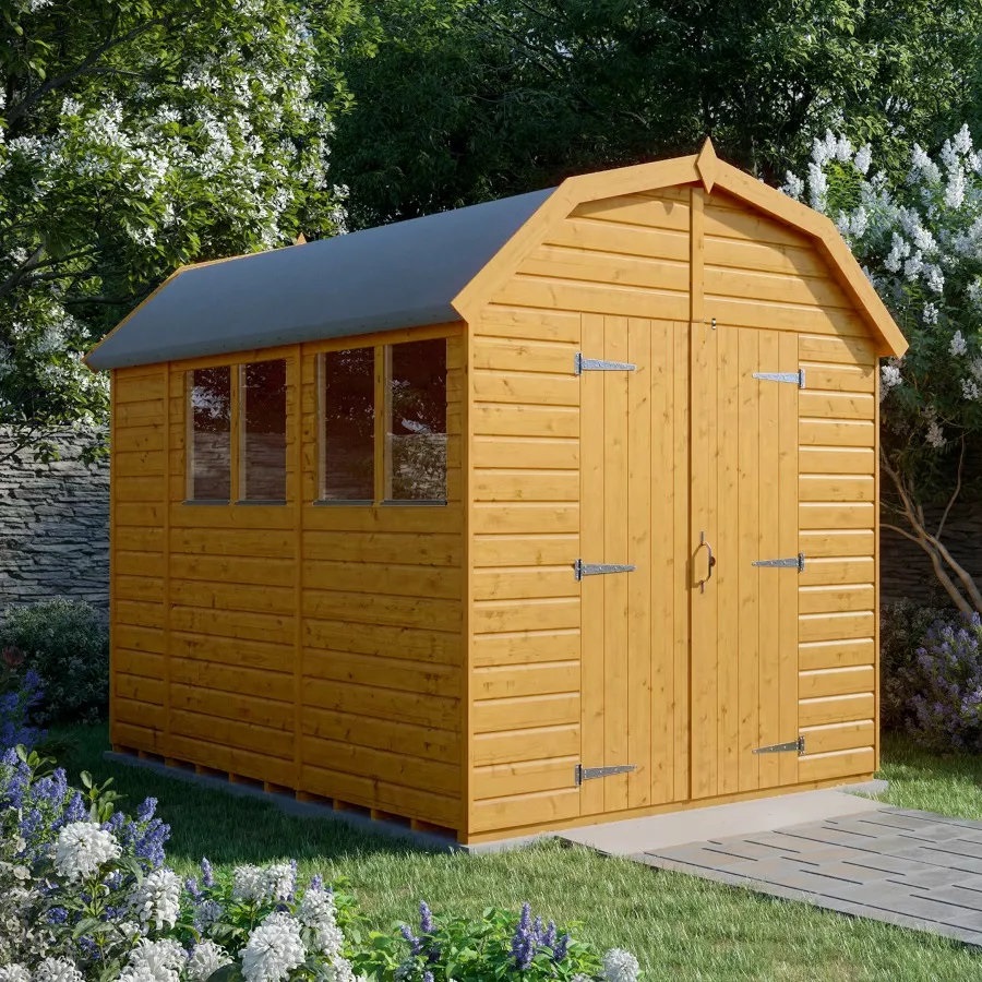 10x8 Barn Shed - Double Door, Windowed by RGB