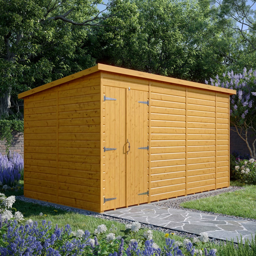 14x8 Pent Shed - Double Door, Windowless by RGB
